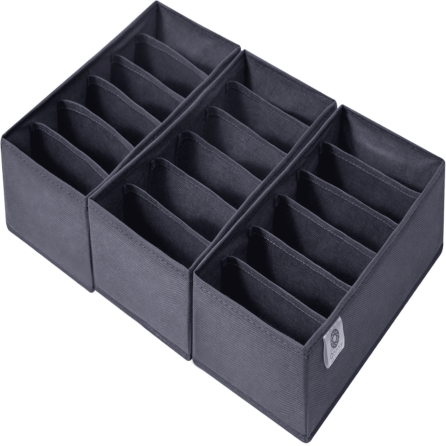 Hltop 3 Pack Sock Underwear Drawer Organizer Dividers Non-Woven Fabric ...