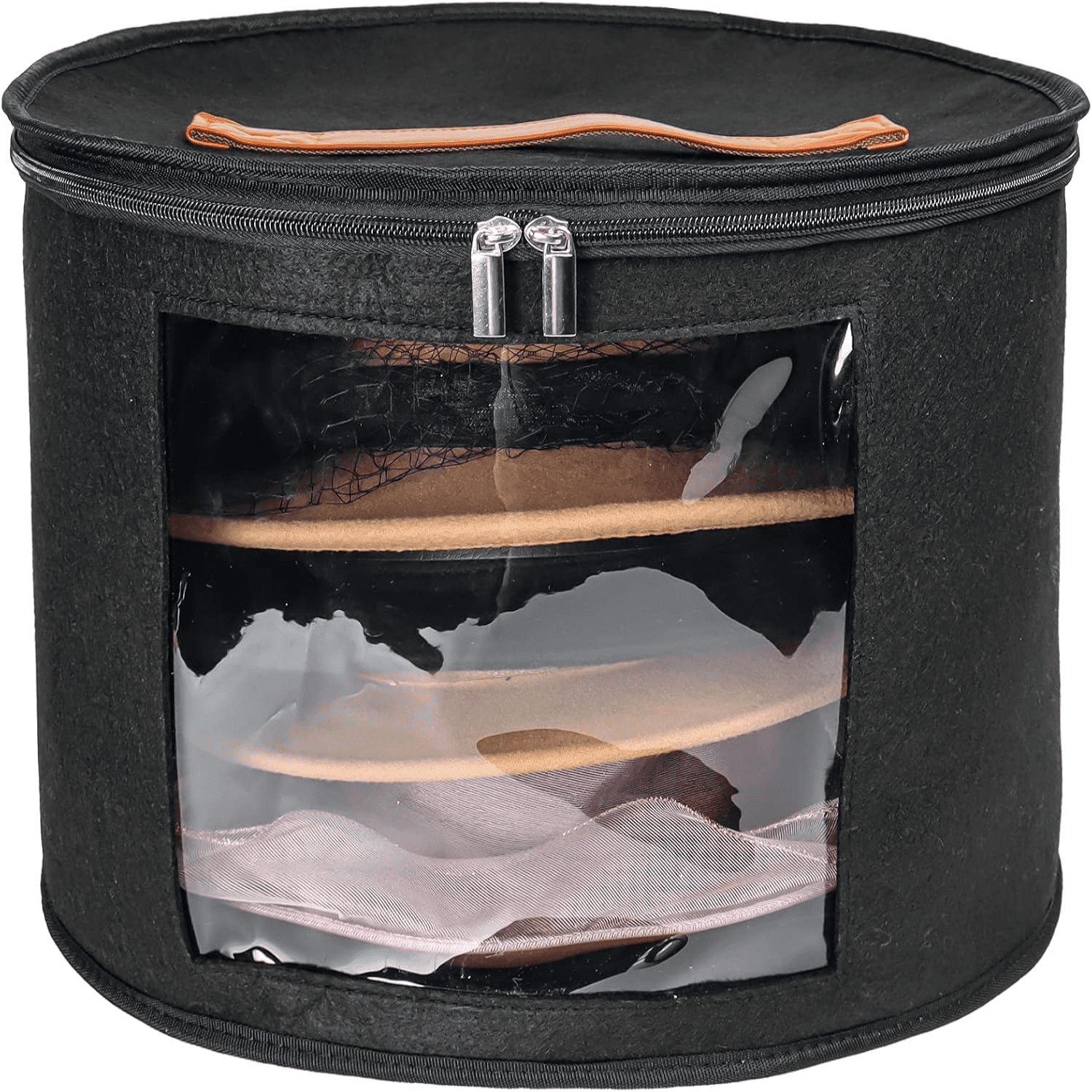Hltop Hat Boxes for Women Storage Hat Travel Case Foldable Hat Storage ...