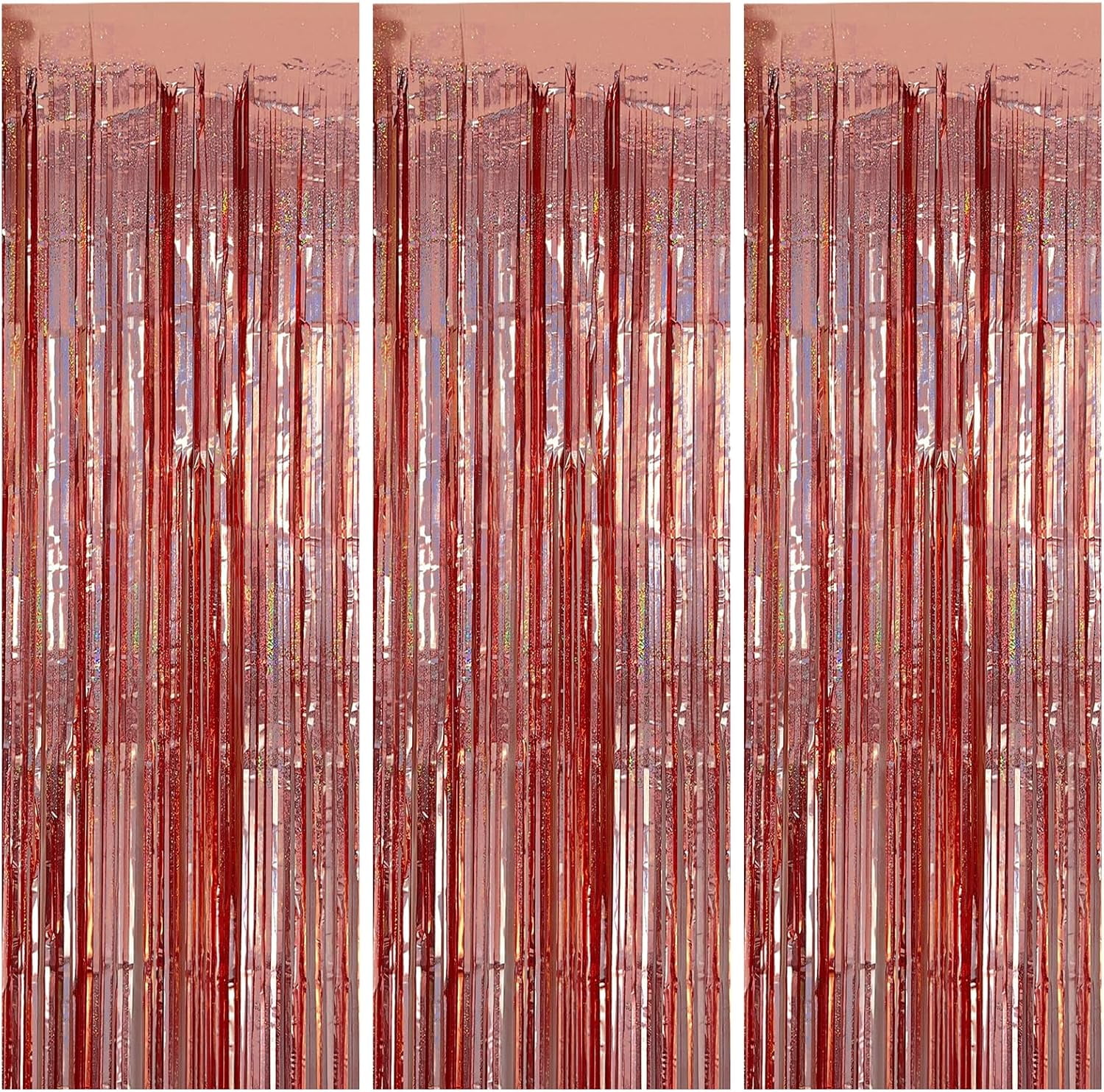 Hltpt 3 Pack Pink Backdrop Party Decorations Tinsel Curtain Party ...
