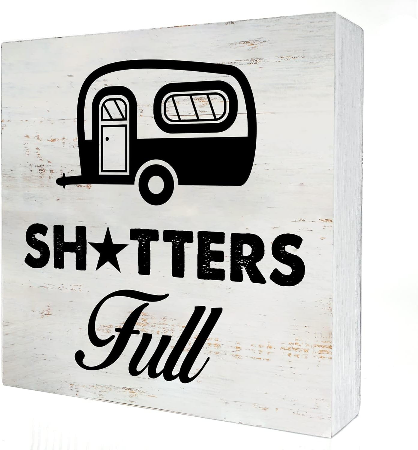 Hltpt Camping Where You Spend Small Fortune Wooden Box Sign - 5 x 5 ...