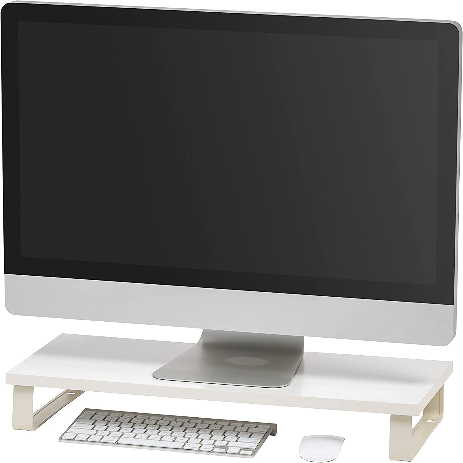 Hltser 1-Tier Multi-Purpose PC Monitor Organizer Stand Stackable ...