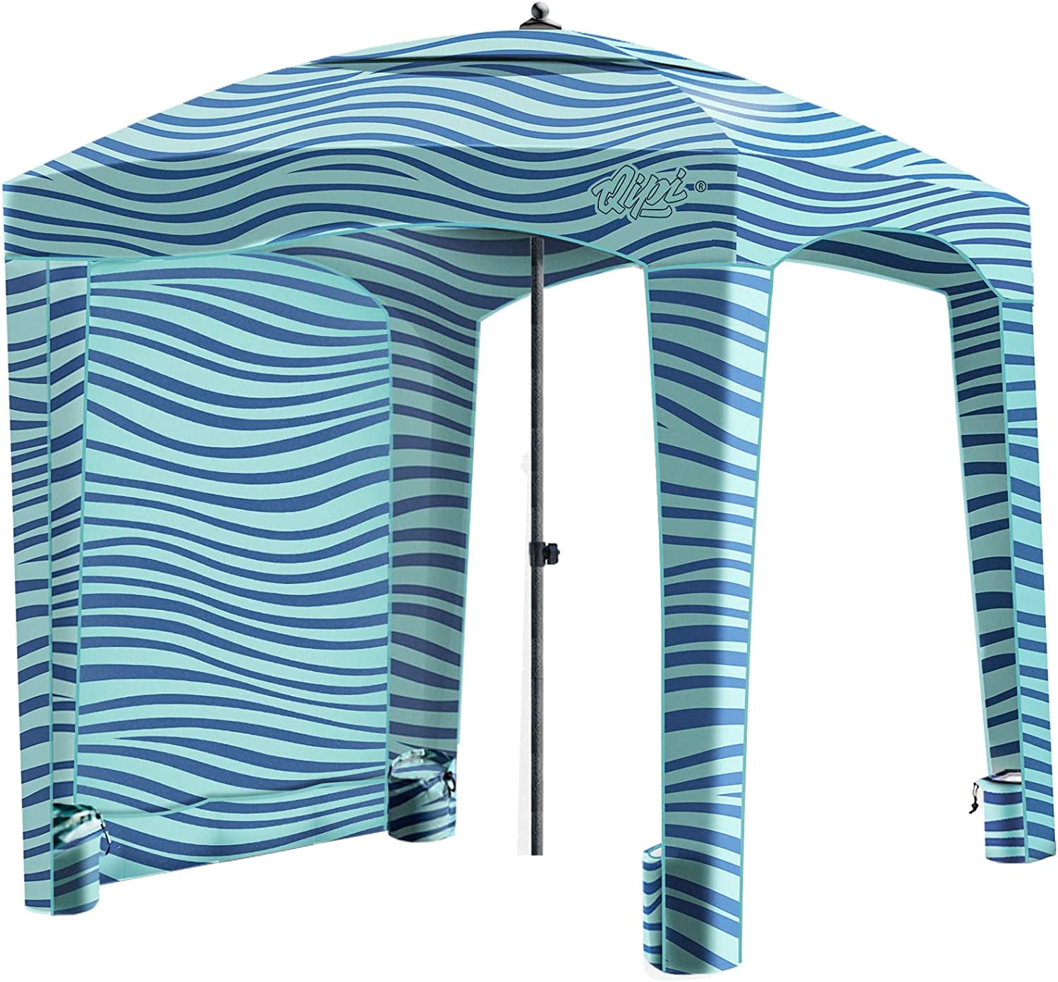 Hltser Beach Cabana - Easy to Set Canopy Waterproof Portable 6' x 6 ...