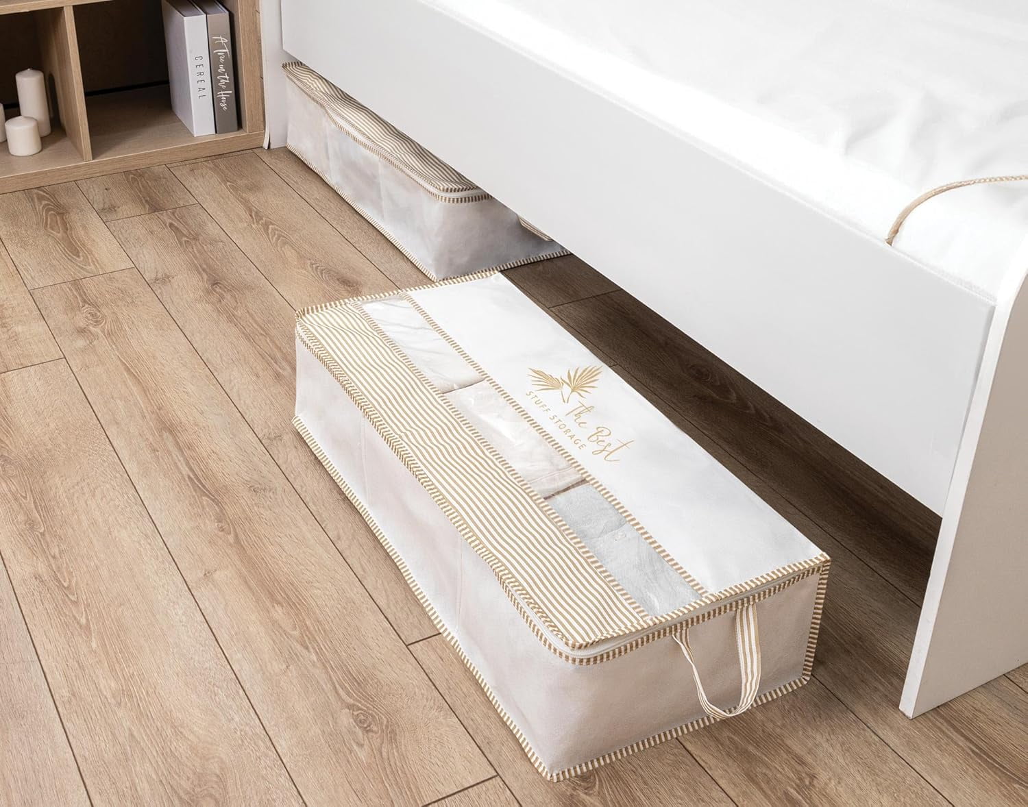 Hltser HCOCM 6 Pack Under Bed Storage Bags Closet Organizer Under Bed ...