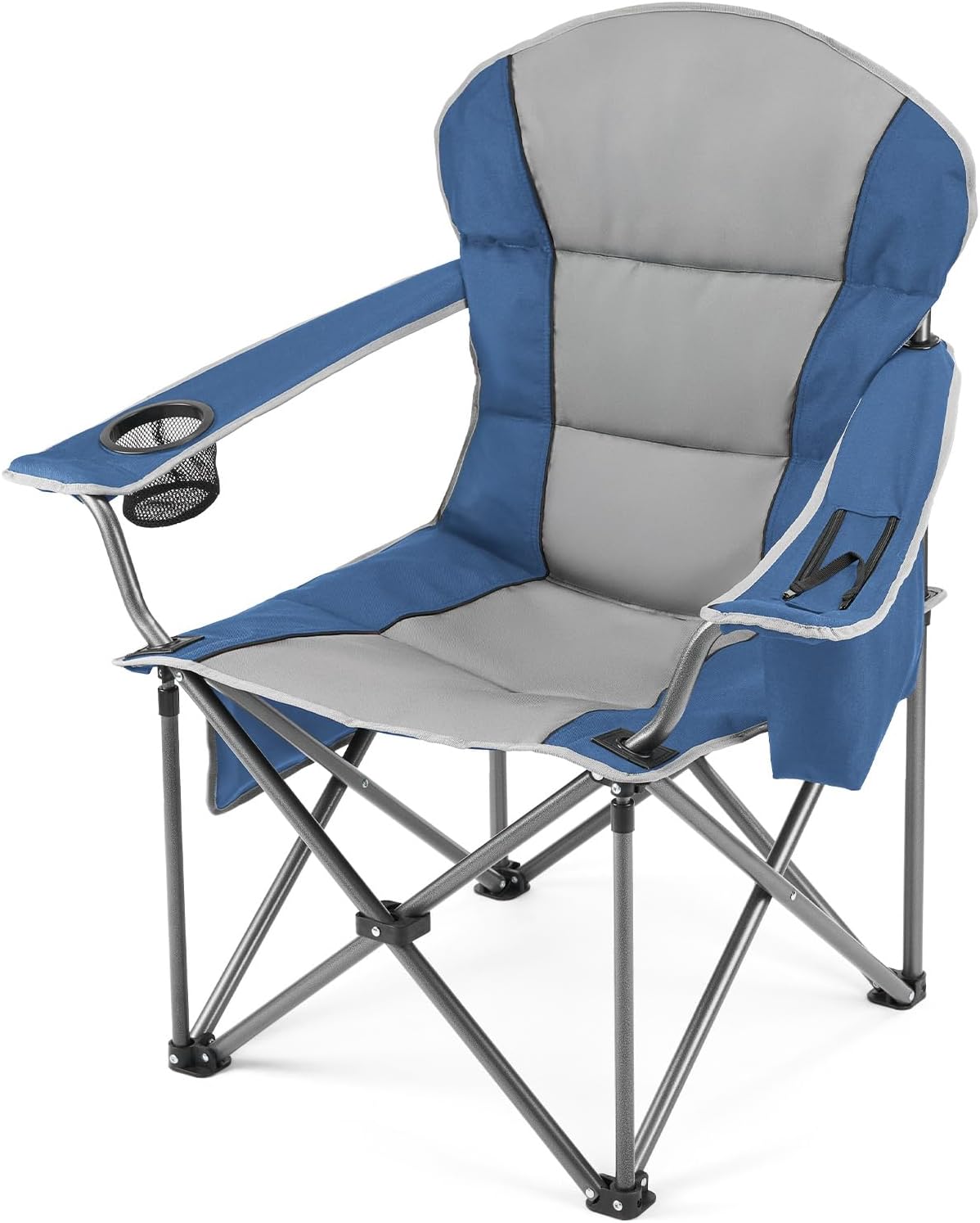 Hltser Heavy Duty Camping Chairs 450lbs Capacity Portable Folding Chair ...