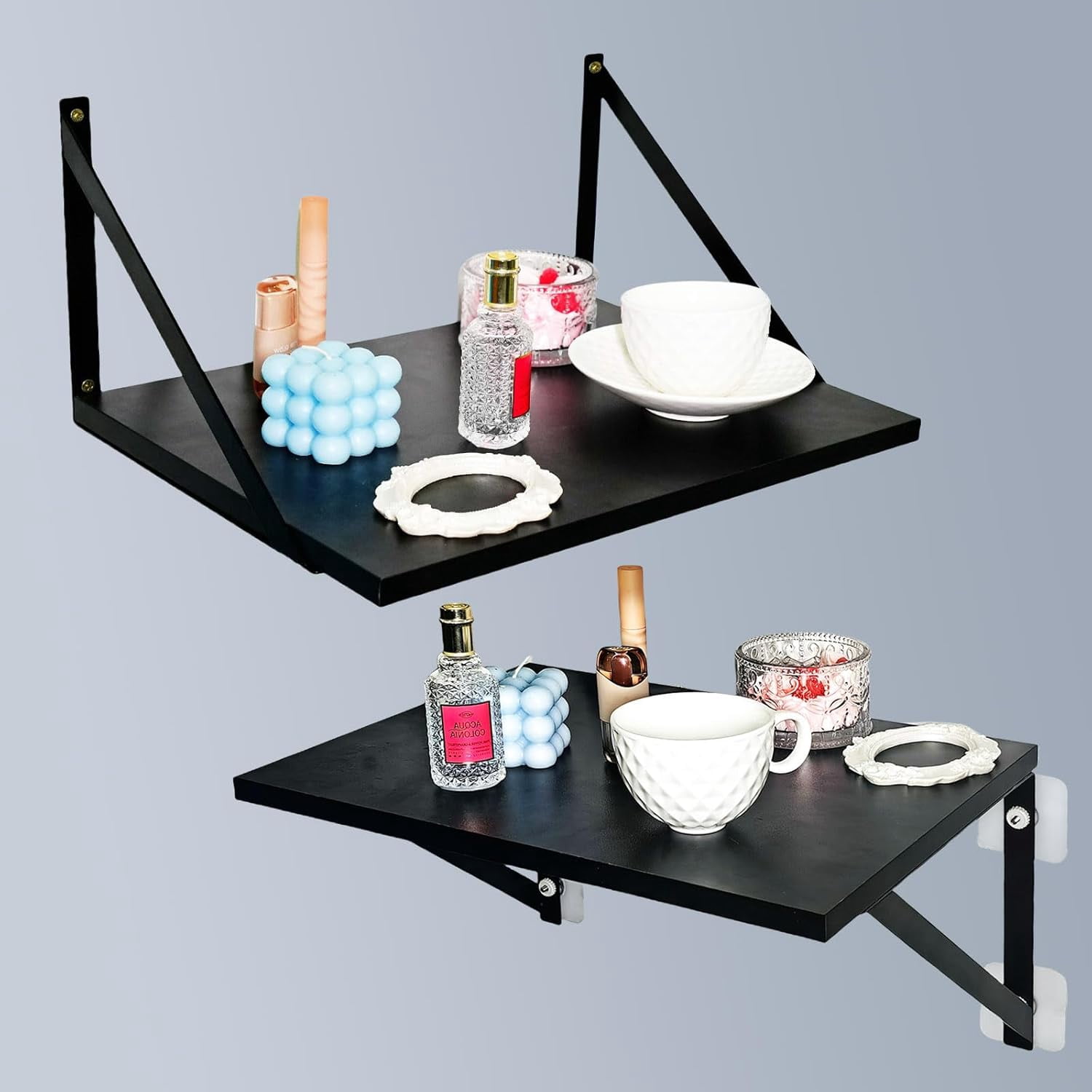 Hltser JKLCH LTKIF Deep Floating Shelves for Wall 12 Inch Wide Large ...