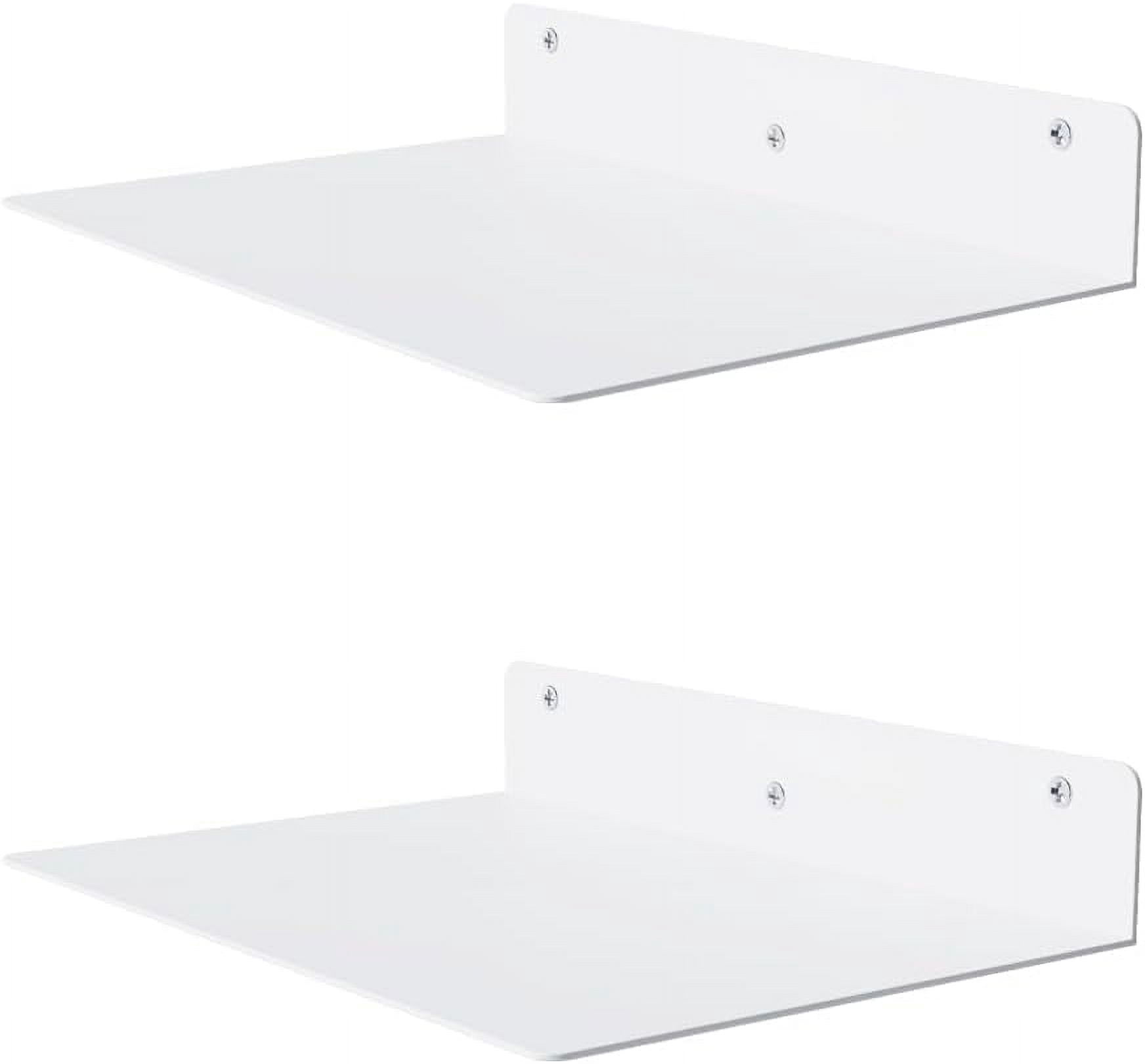 Hltser JKLCH LTKIF Metal Floating Shelves for Wall Mounted L-Shaped ...