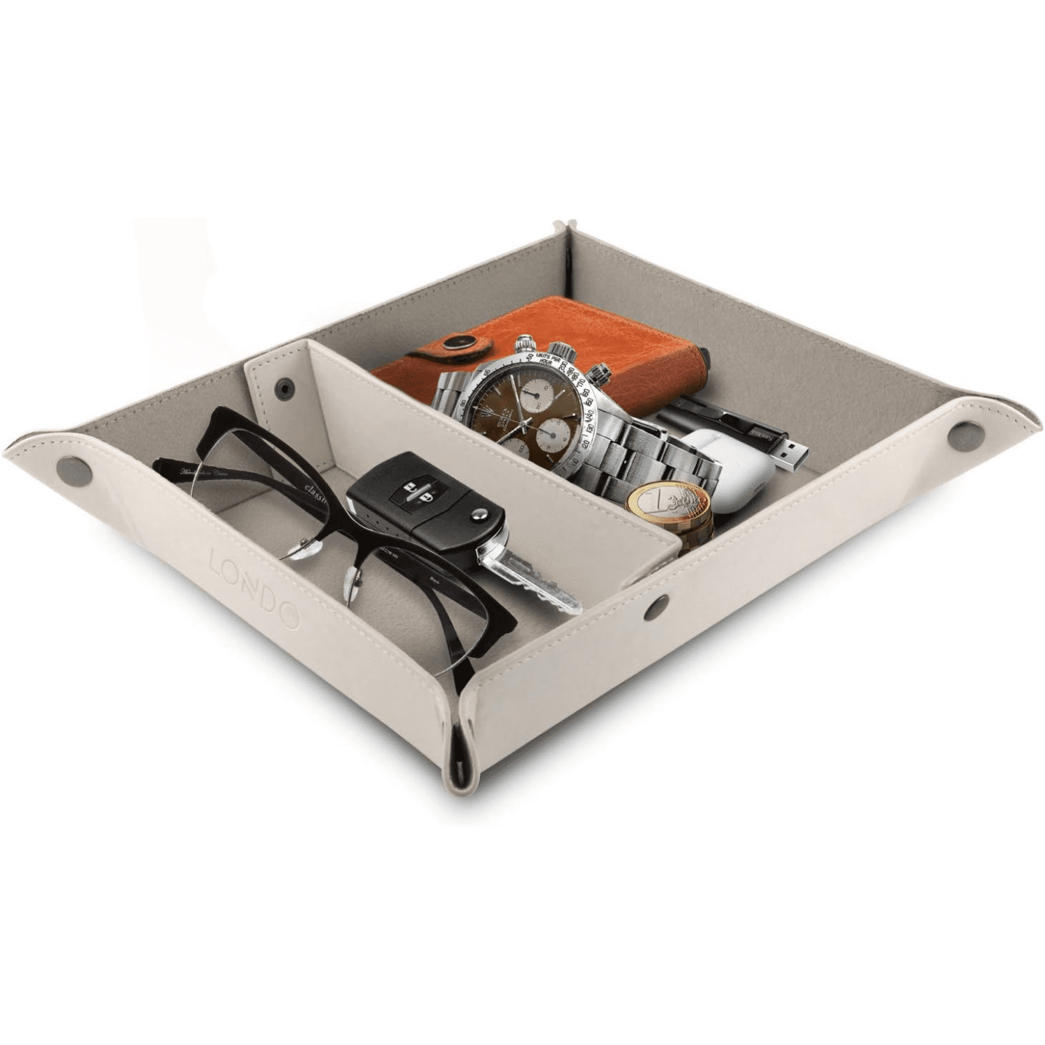 Hltser Leather Tray Organizer - Practical Lightweight Water Resistant ...