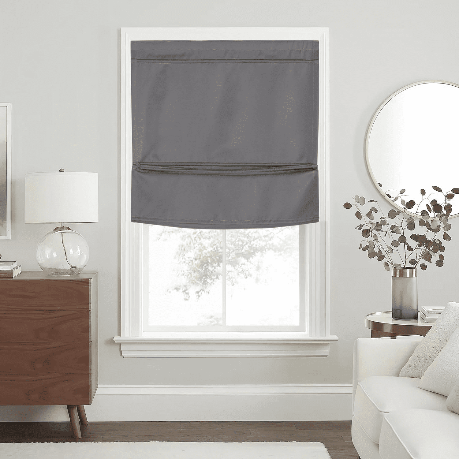 Hltser Magnetic Blackout Door Curtain Adjustable Blinds for Windows ...