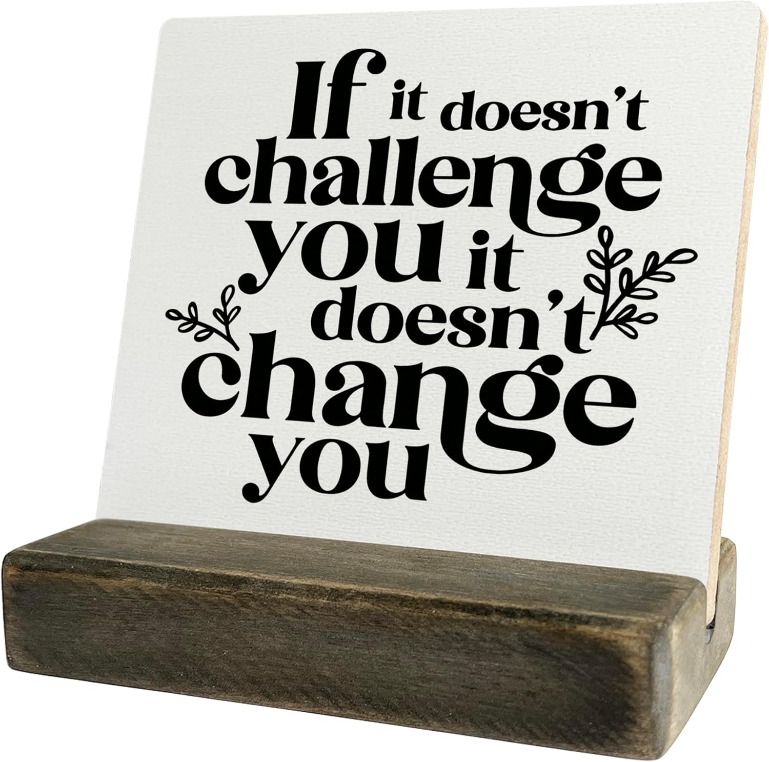 Hltser Primitive Wooden Sign - Life is Full of Important Choices Desk ...