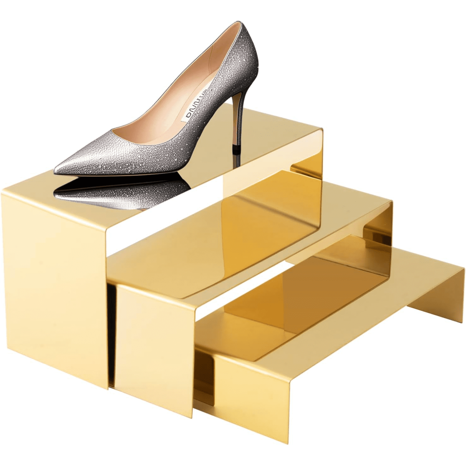 Hltser Purse Display Stand Stainless Steel - 3 Golden Purse Holder ...