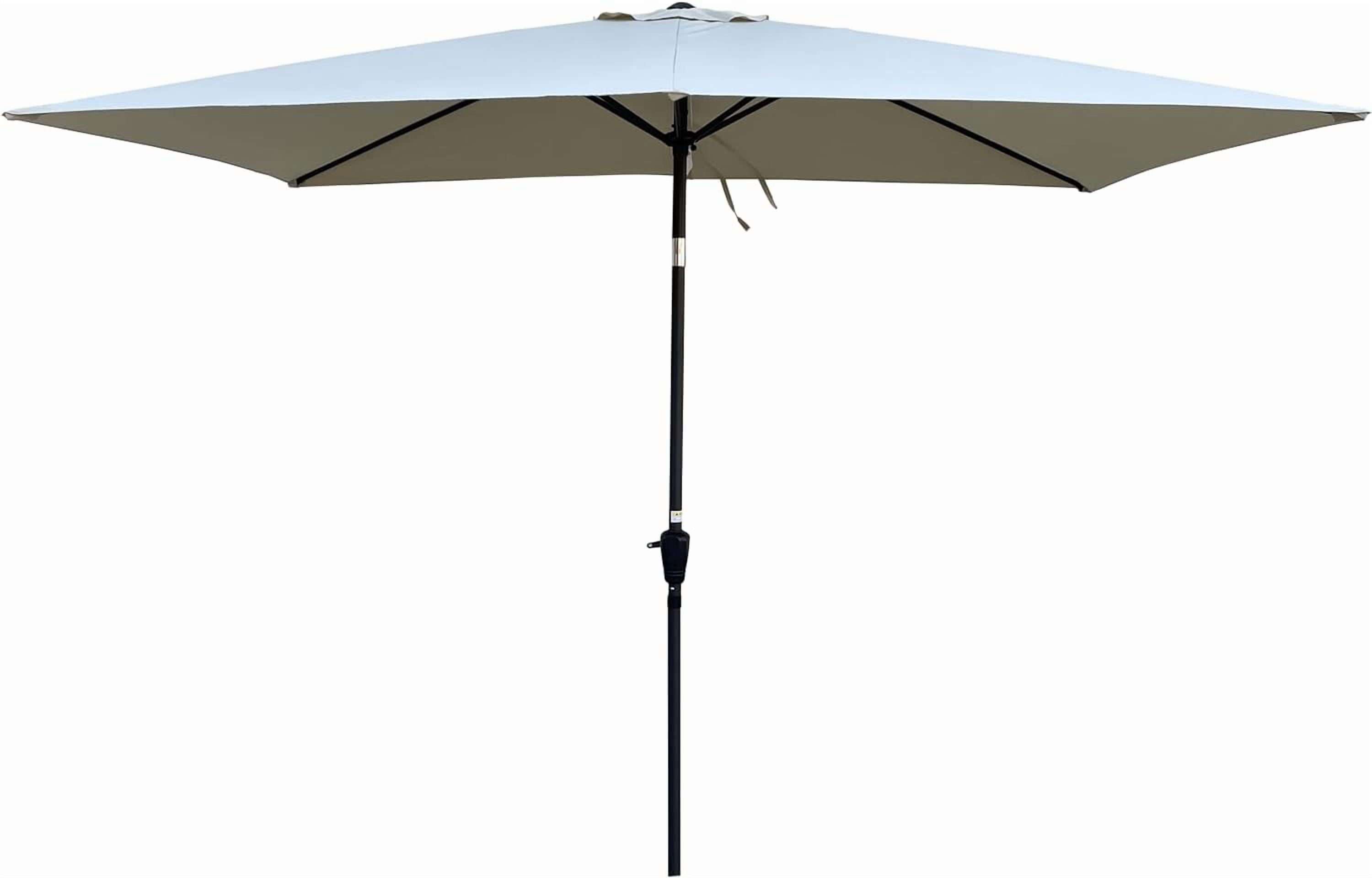 Hltser Waterproof 6x9 FT with Crank & Push-Button Tilt Rectangular for ...
