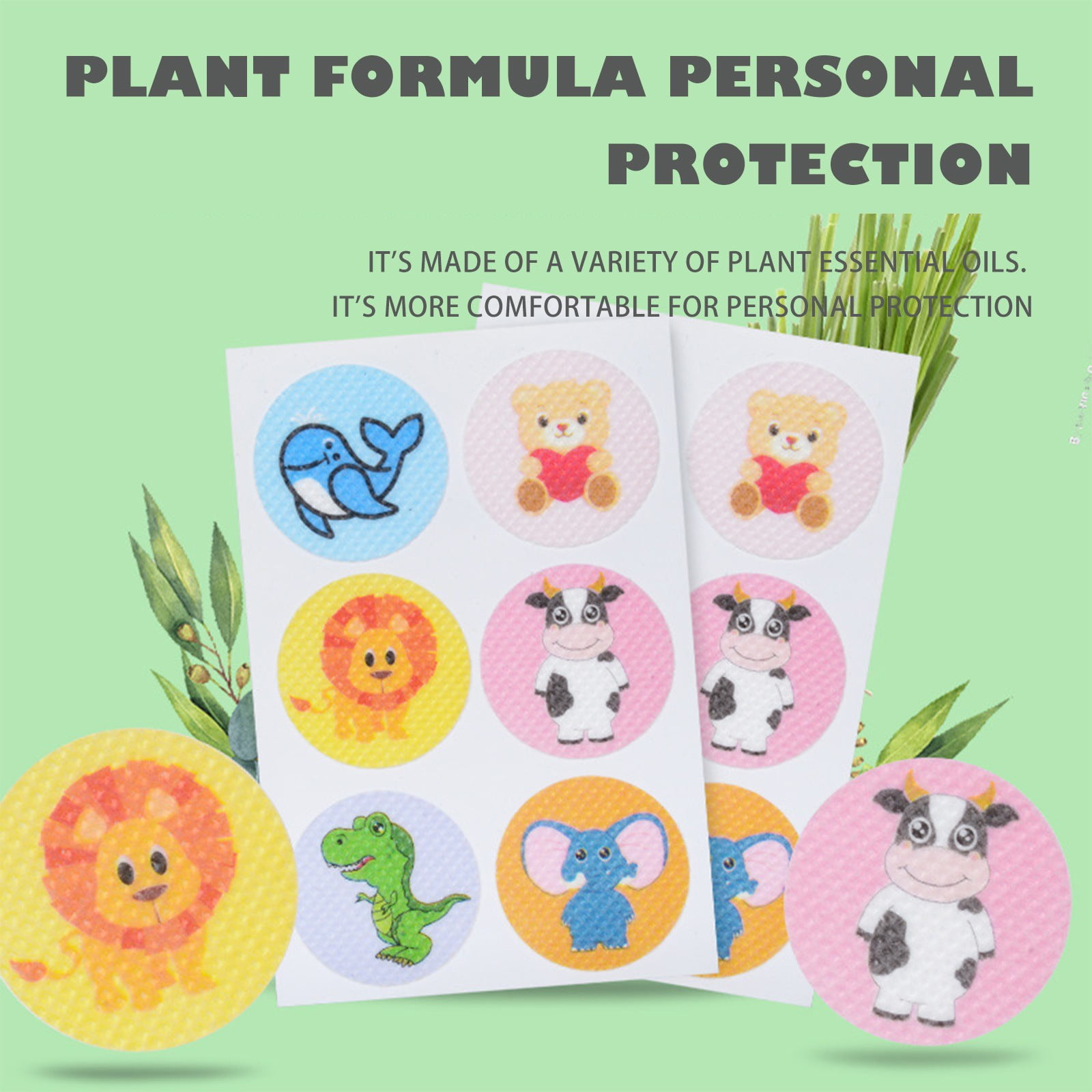 Hlzmart Insect Repellent Mosquito Patch Stickers For Kids DEET Natural ...