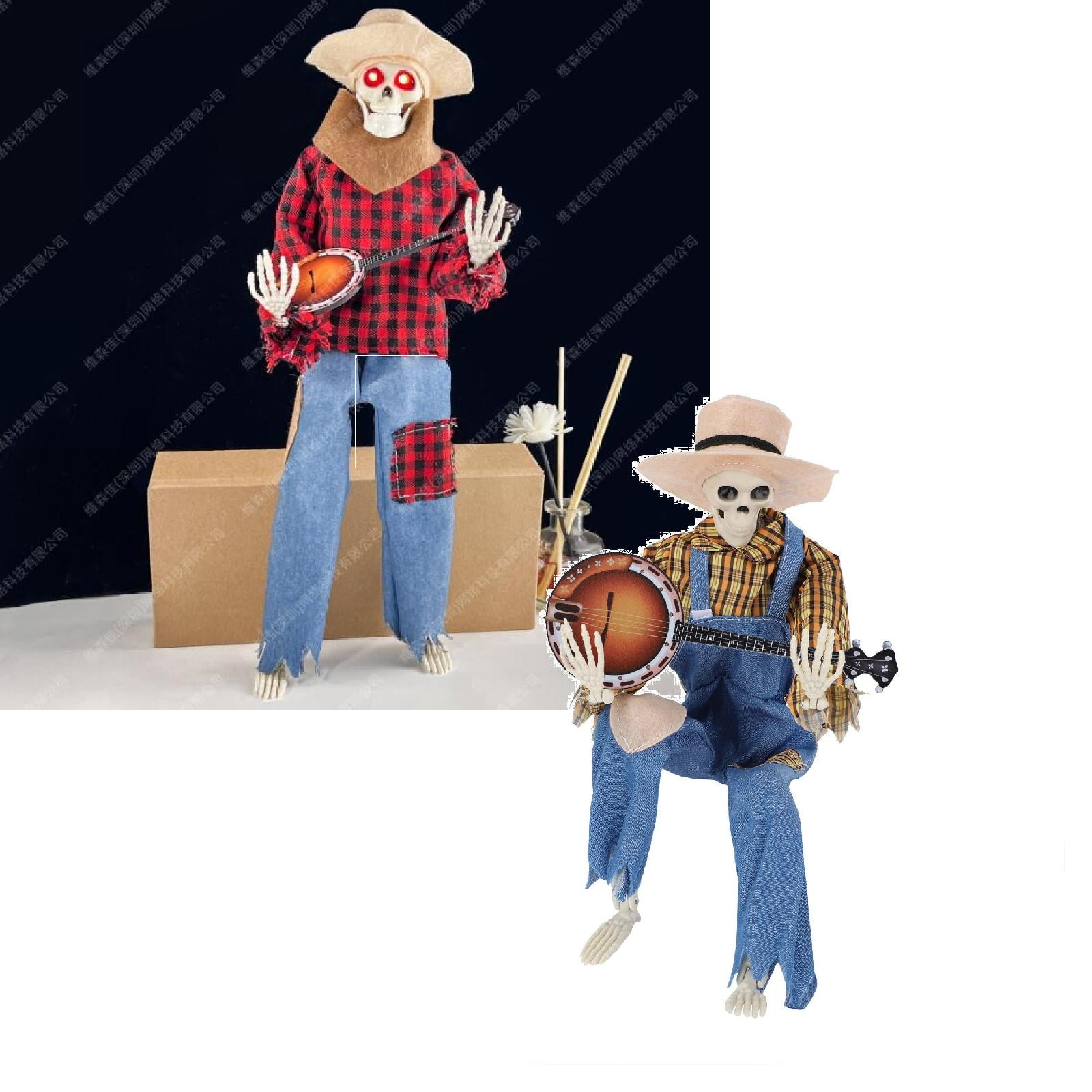 HmNPlay Animated Talking Skeleton Decor - Motion/Sound Activated ...