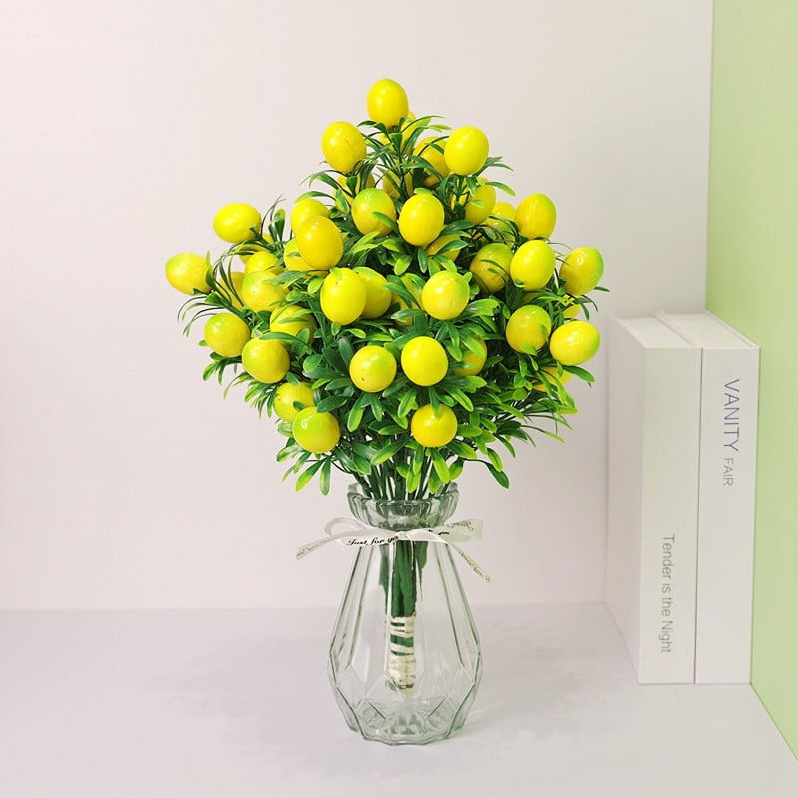 HmNPlay Artificial Orange Tree with Realistic Fruits - Lifelike Low ...