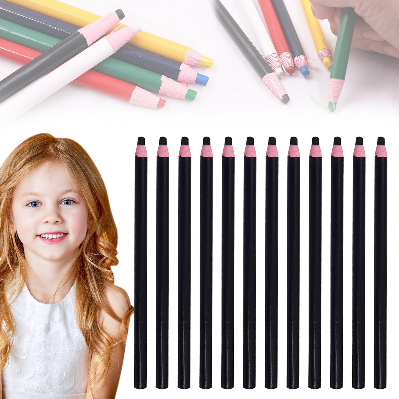 HmNPlay China Markers Grease Pencils Peel Off Wax Marking Crayons Multi ...