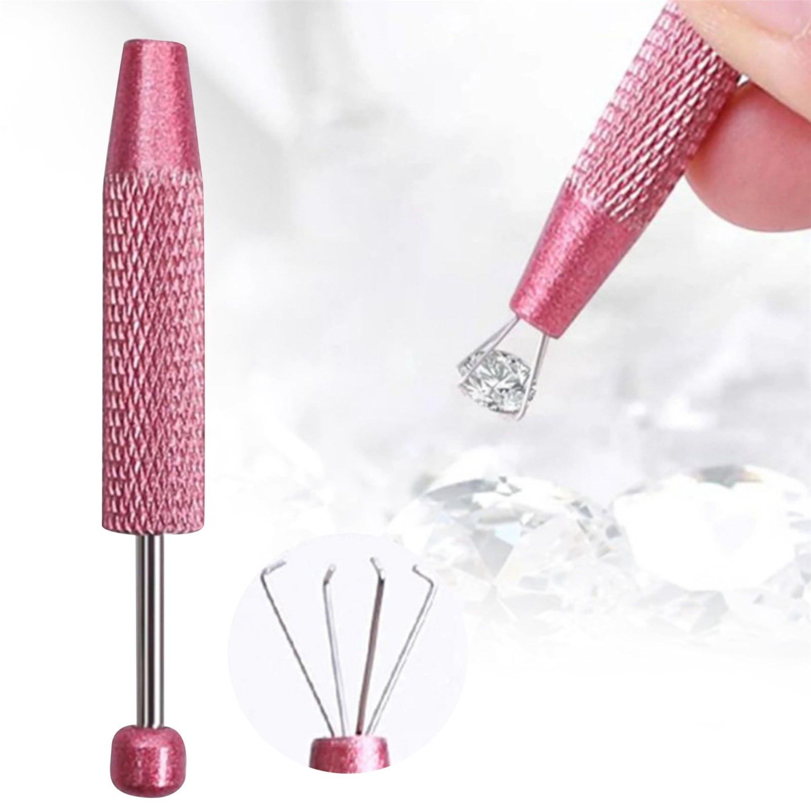 HmNPlay Jewelry Pick Up Tool 4 Prong Grabber Gem Holder Diamond Claw ...