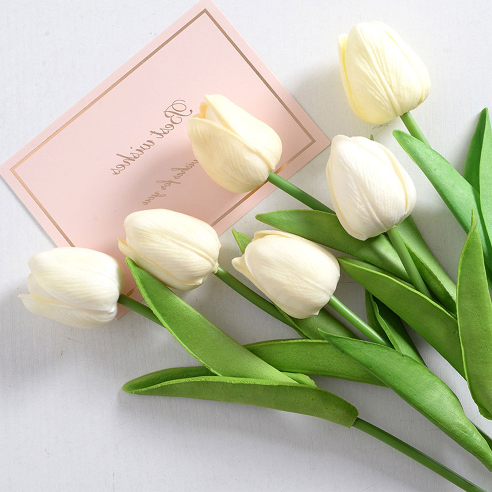 HmNPlay Ultra Realistic Artificial Rose Faux Flower Single Piece ...