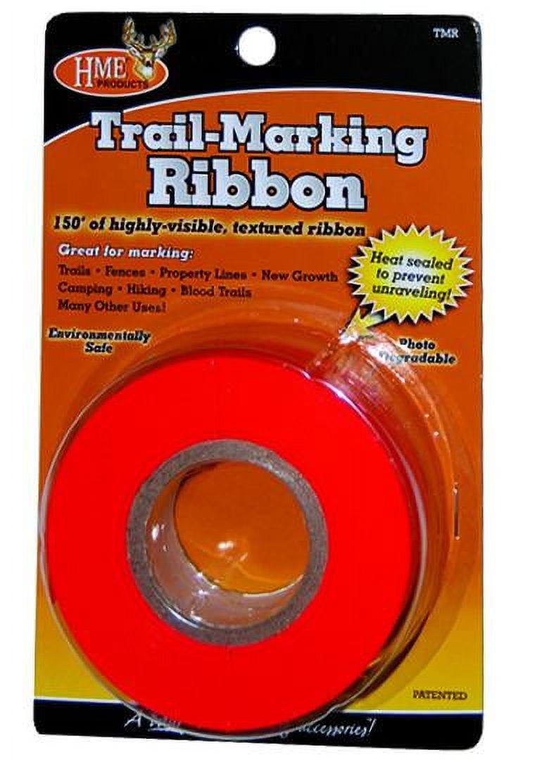 Hme Trail Marking Ribbon Orange 150' - Walmart.com