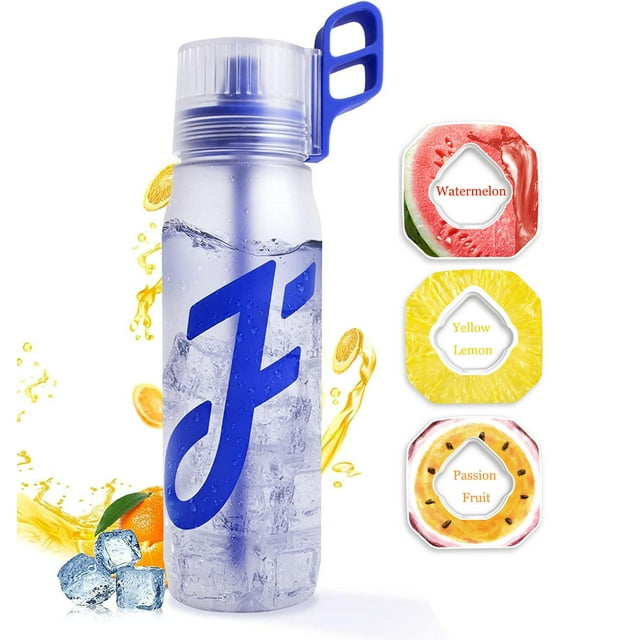 Hmess Air Water Bottle With 3 Flavor Pods，Sports Air Water Bottle BPA ...