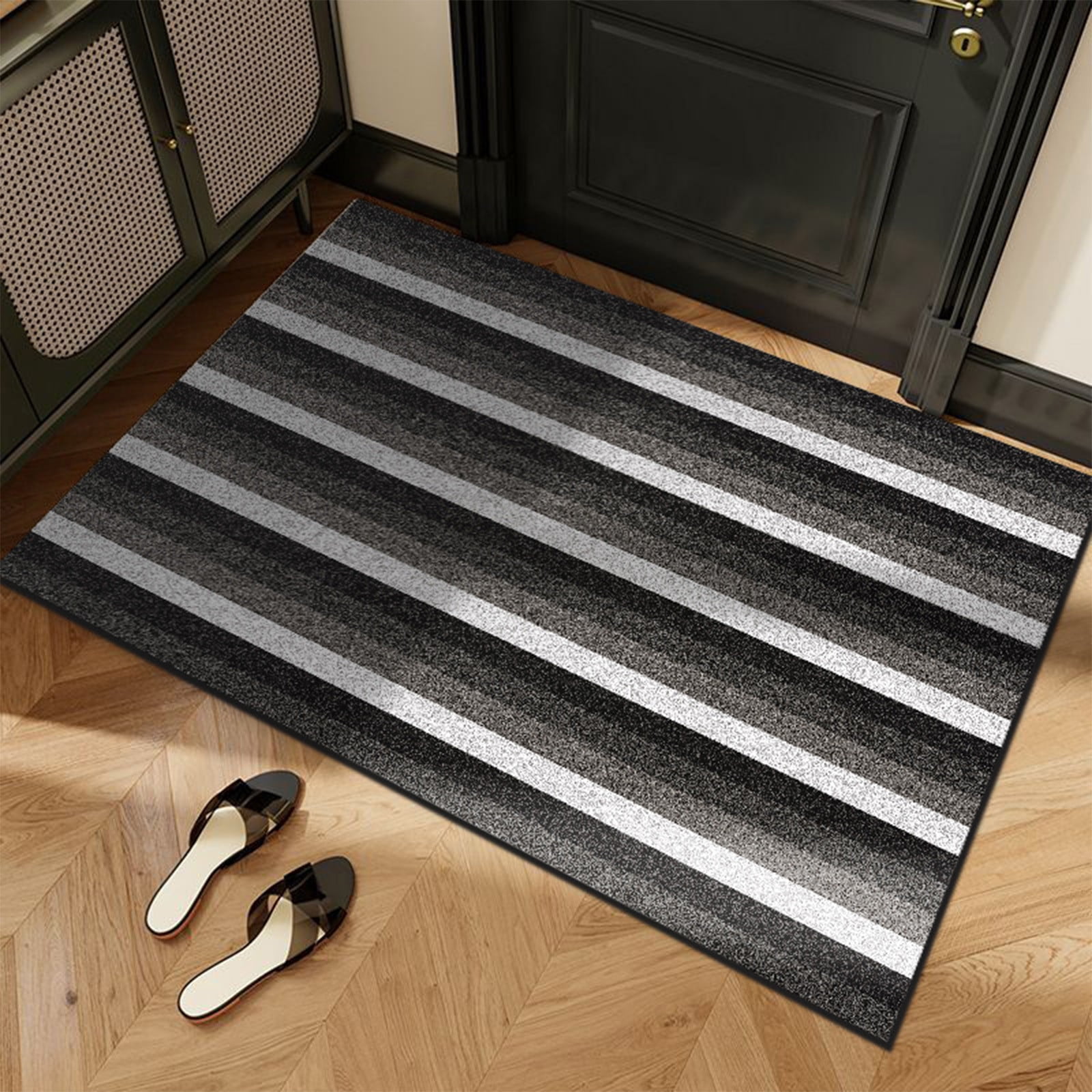 Hmgxay Bathroom Water Absorbent Floor Mat, 16"x24" Non Slip Doorway ...