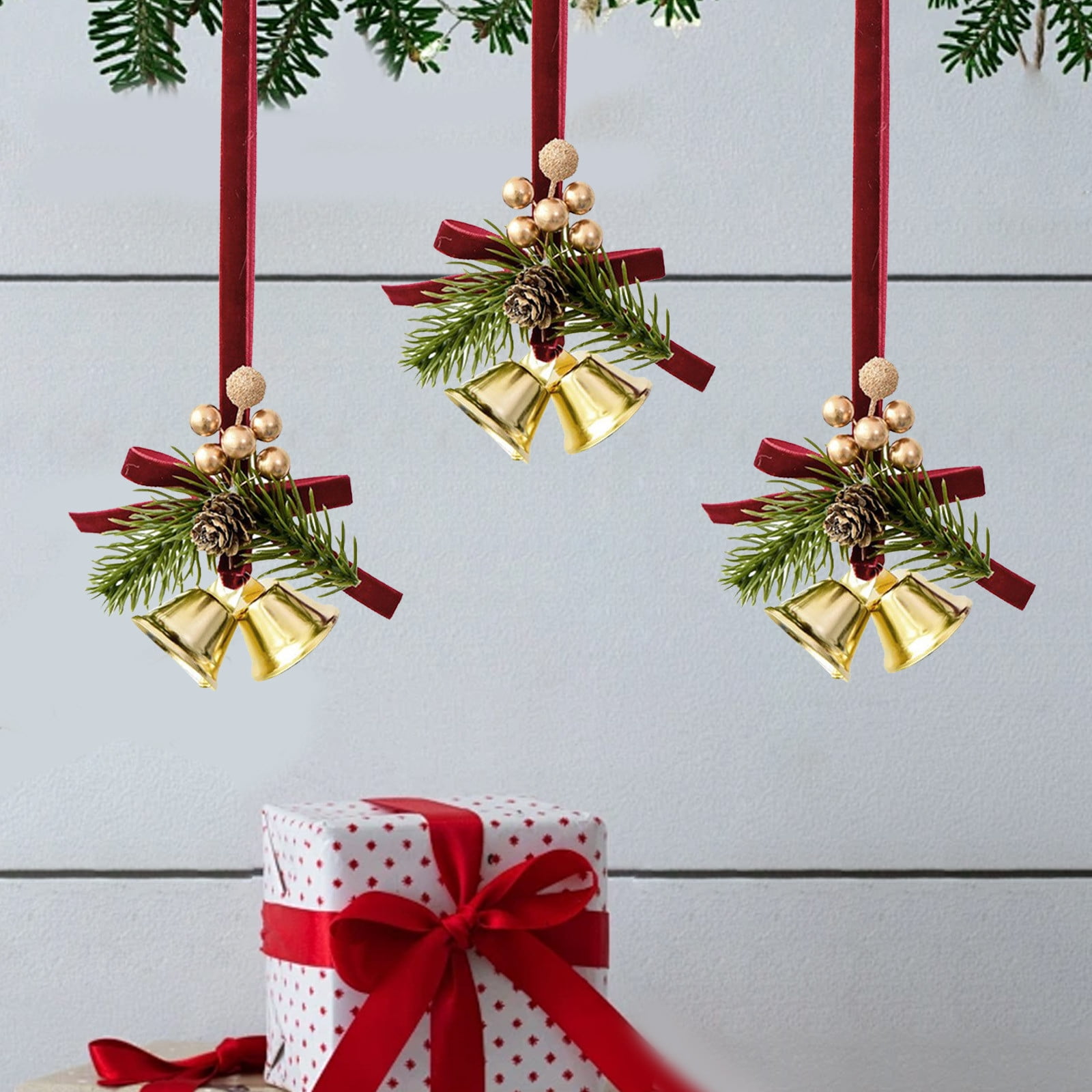 Hmgxay Christmas Bells, Festive Hanging Bells for Holiday Decoration ...