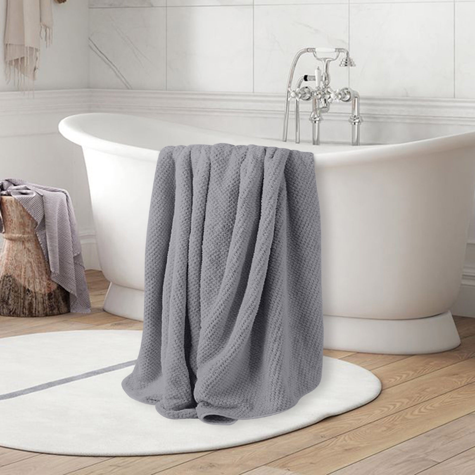 Hmgxay Coral Velvet Bath Towel, Ultra Soft and Absorbent Quick Dry ...