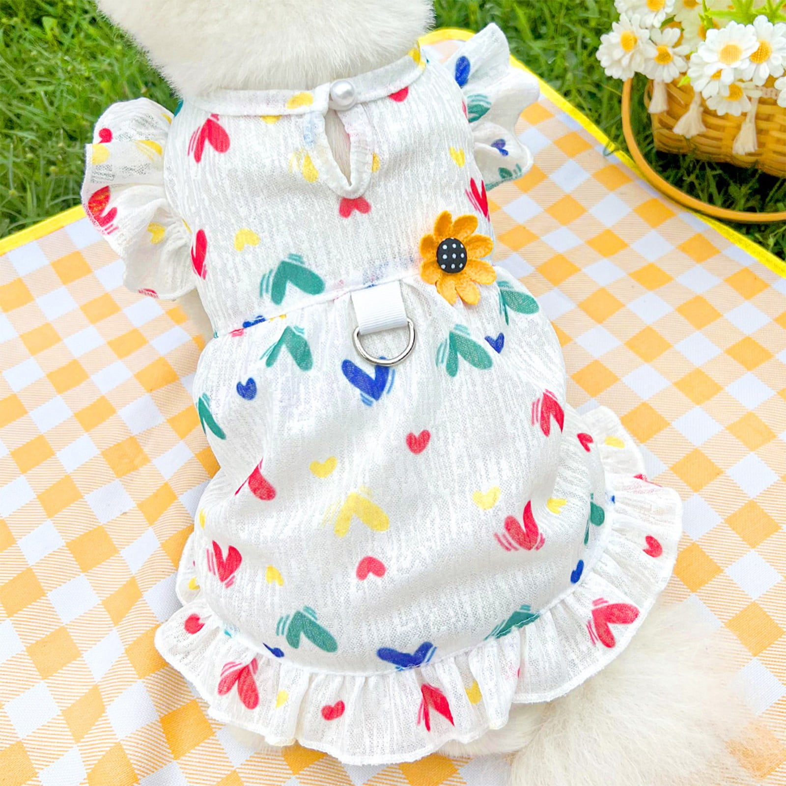 Hmgxay Pet Friendly Dress, Outdoor Corgi Clothing, Summer Pet Attire ...