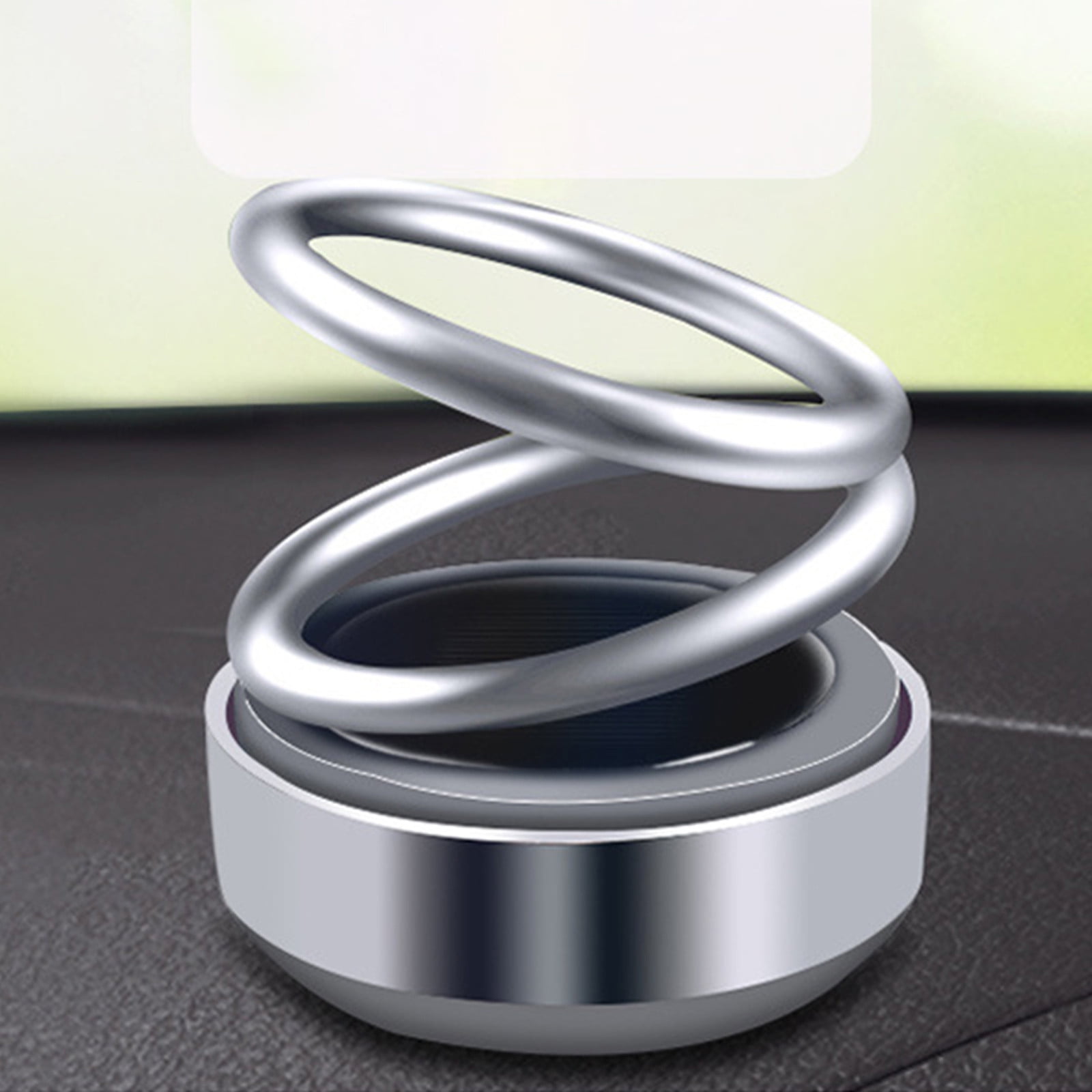 Hmgxay Solar Rotating Car Perfume, Alloy Suspension Car Aromatherapy ...