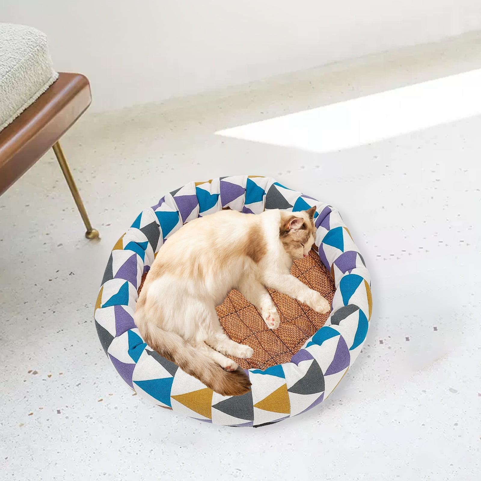 Hmgxay Summer Pet Cooler Mat, 20"x20" Ventilated Dog and Cat Kennel Pad ...