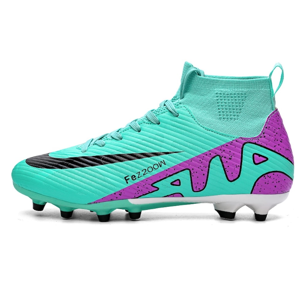Hmhnsya Men's Soccer Cleat Soft TF/FG Football Boots Breathable Non ...