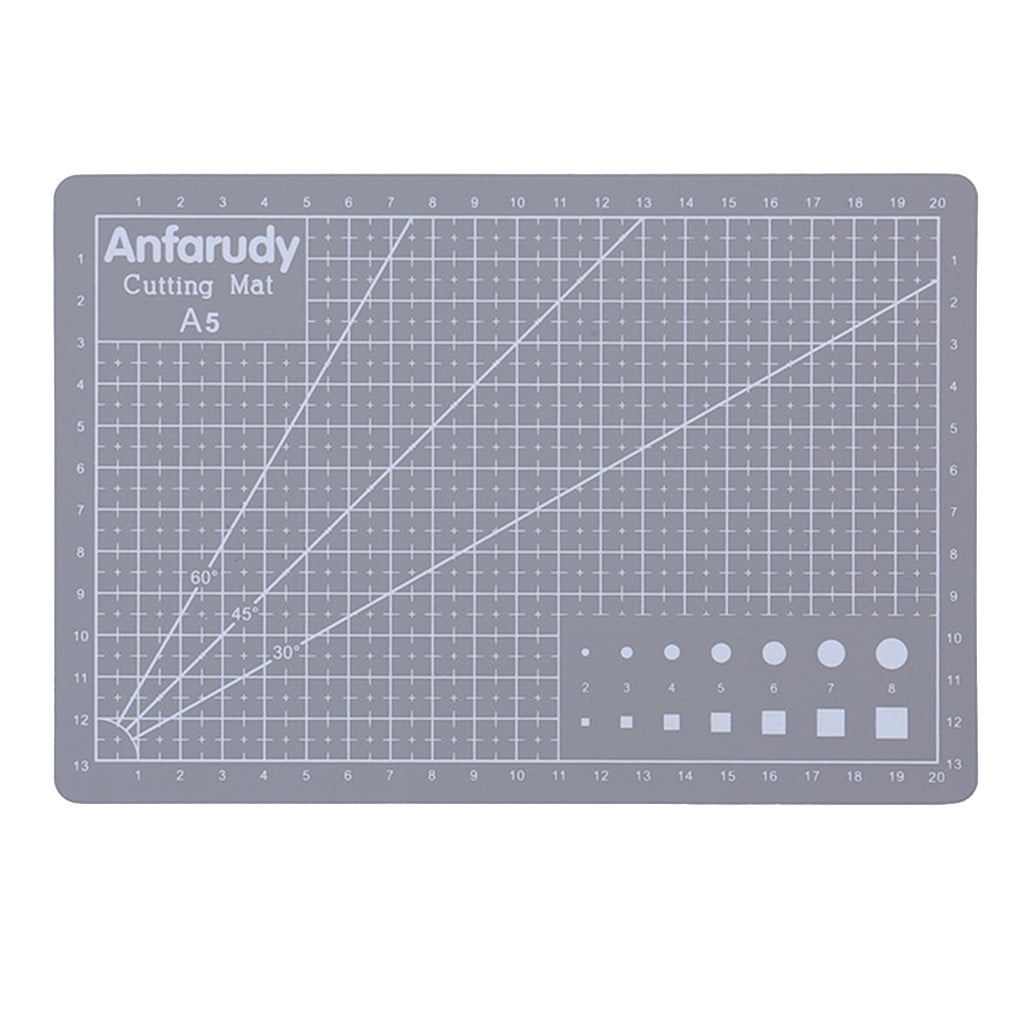 Hmlai Clearance A5 Pvc Plotter Cutting Pad Grey, A5 Art Self Healing Pvc Cutting Mat Double ...