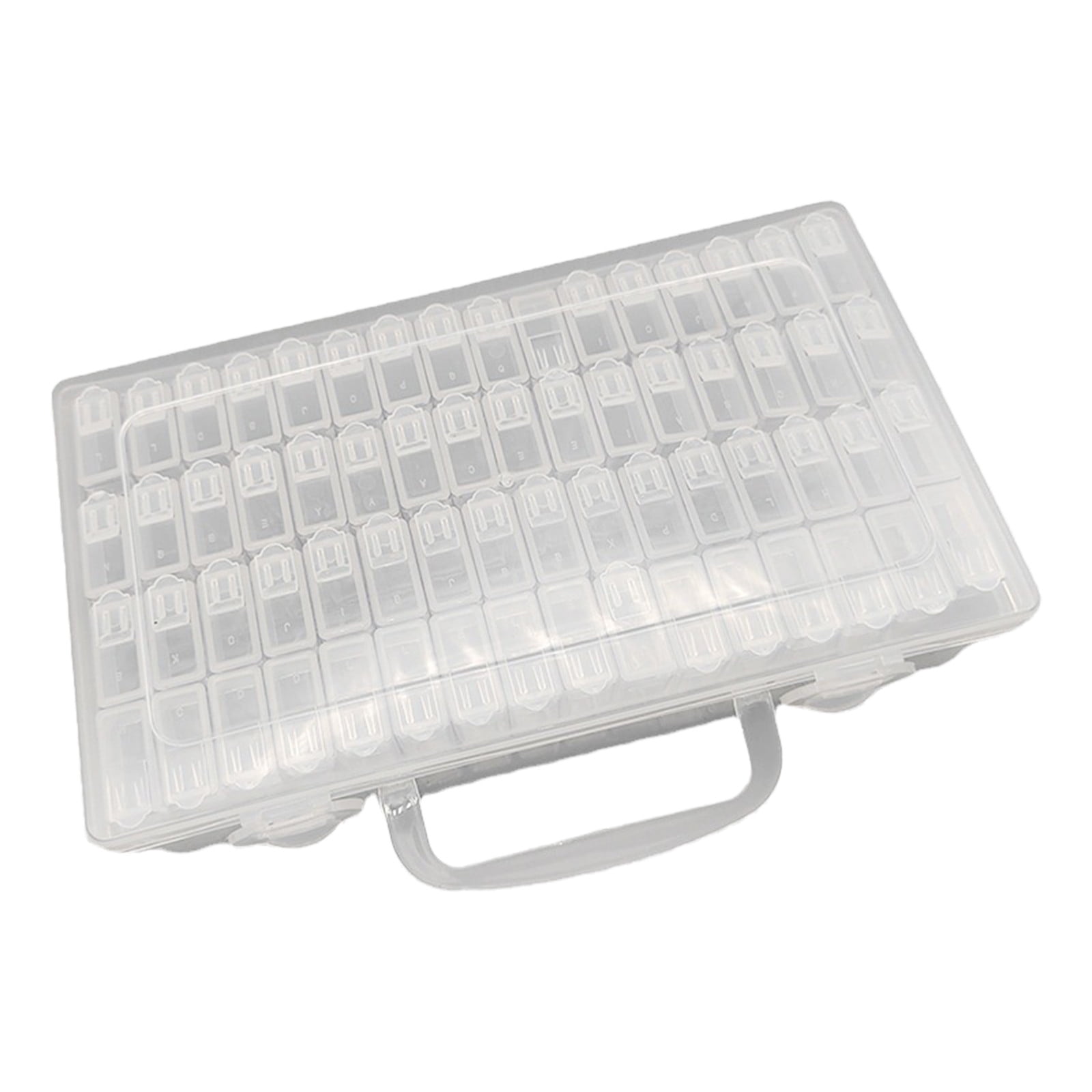 Hmlai Clearance Bead Storage Transparent 64 Grid Bead Storage Box, Diy ...