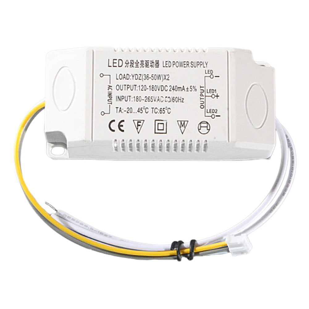 Hmoddpon-1 Pcs 12-24W/24-36W/36-50W External Power Supply LED Driver ...