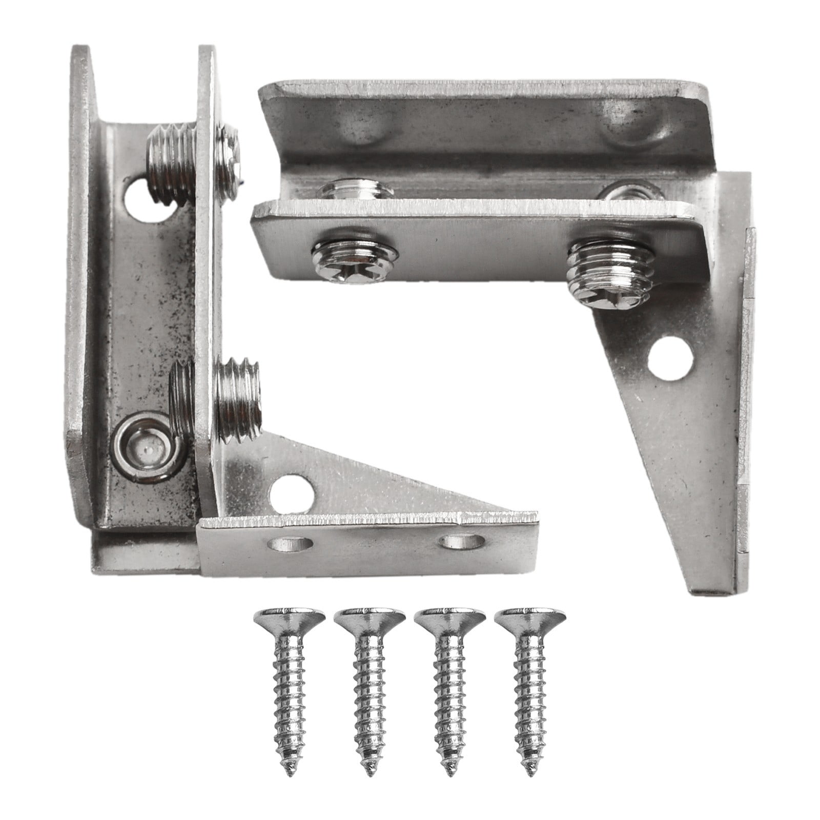 Hmoddpon-2PCS Non-Porous Glass Door Hinge Hinge Display Cabinet ...