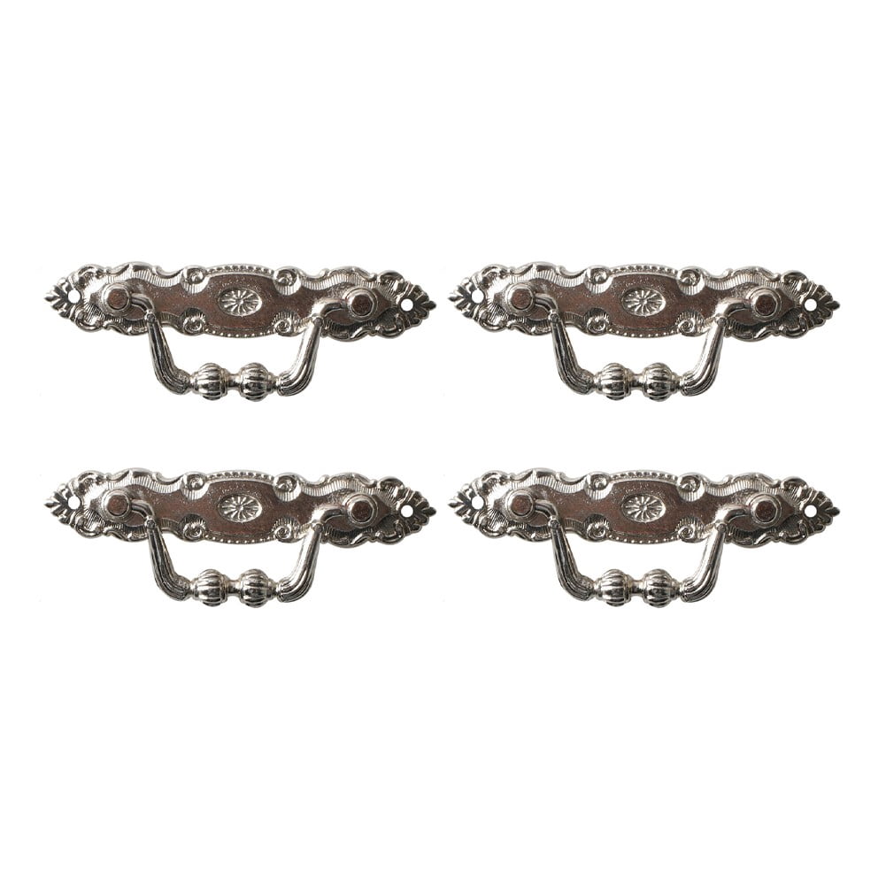 Hmoddpon-4PCS Antique Furniture Handles Drawer Ring Pulls Retro ...
