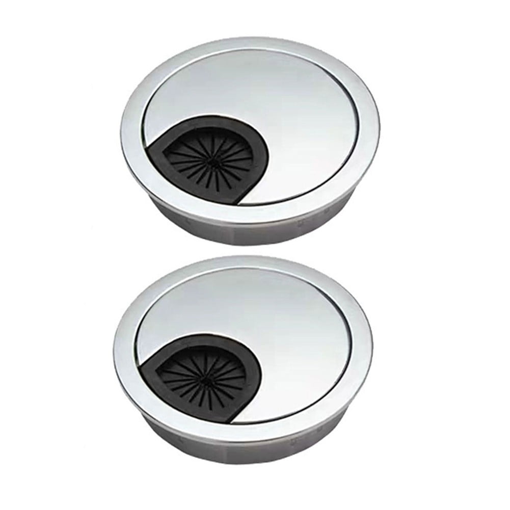 Hmoddpon-50mm 60mm 80mm Desk Metal Grommet Table Cable Tidy Wire Hole ...