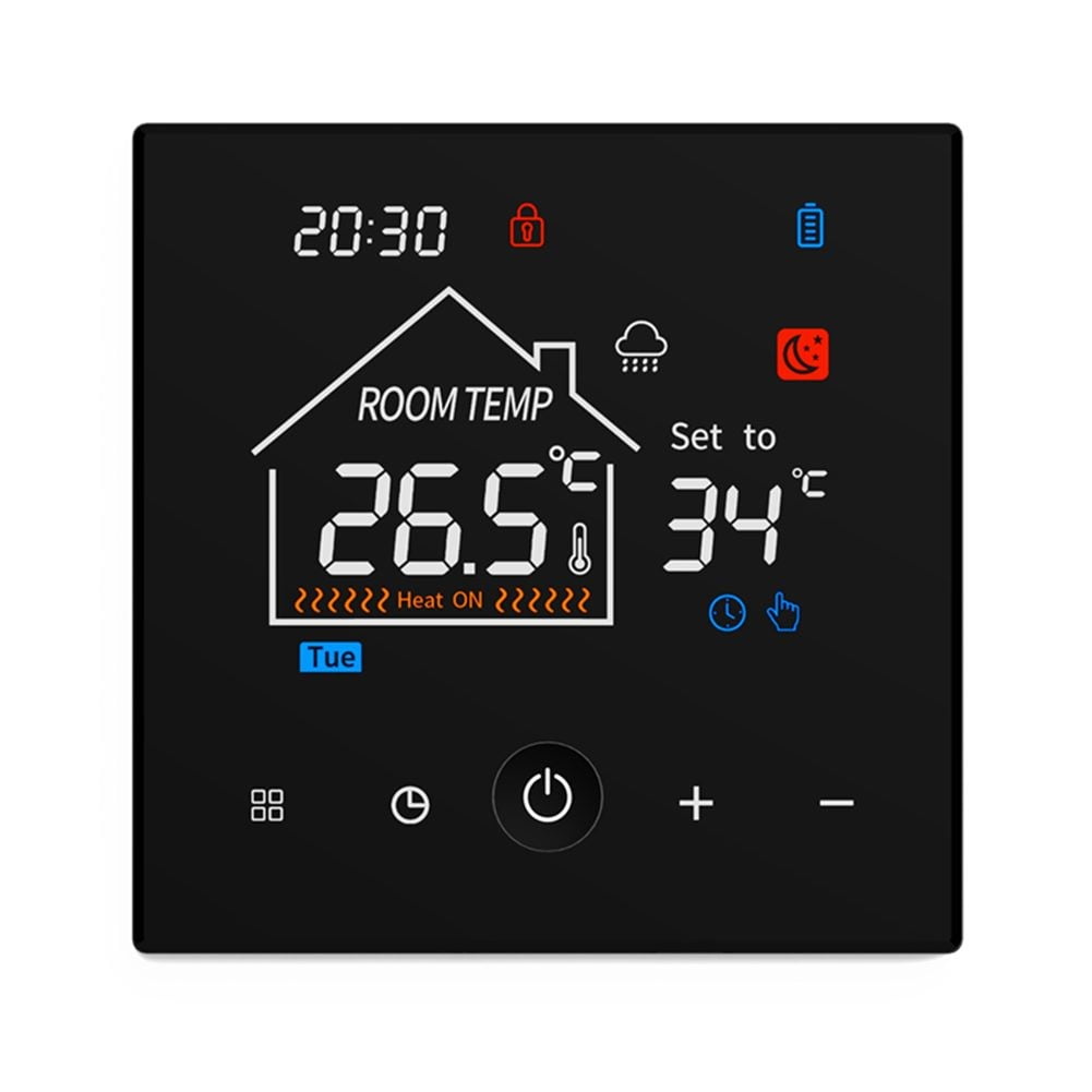 Hmoddpon-LCD Thermostat Programmable Digital Room Temperature ...