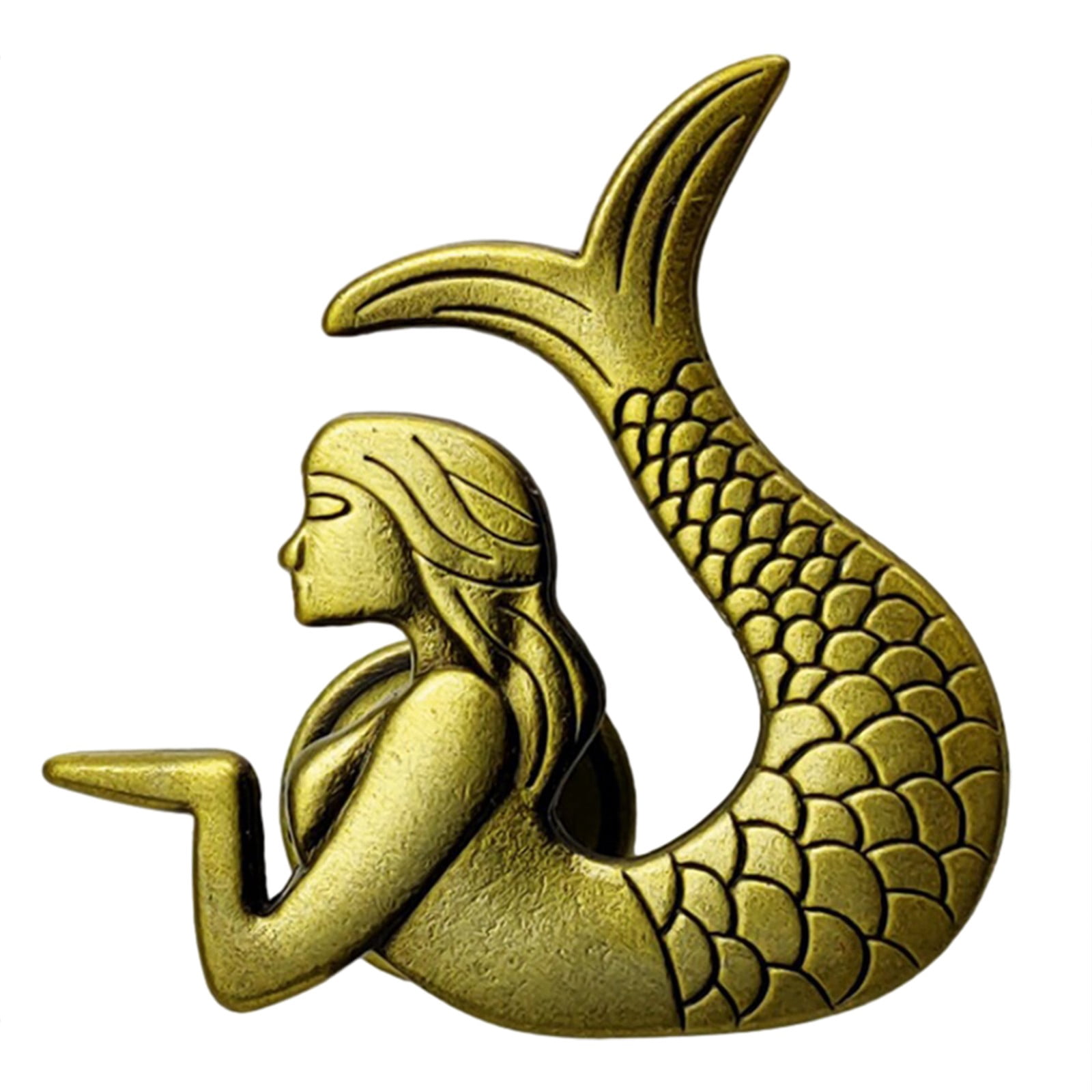 Hmoddpon-Mermaid Cabinet Knobs Drawer Decorative Metal Alloy Strawberry ...