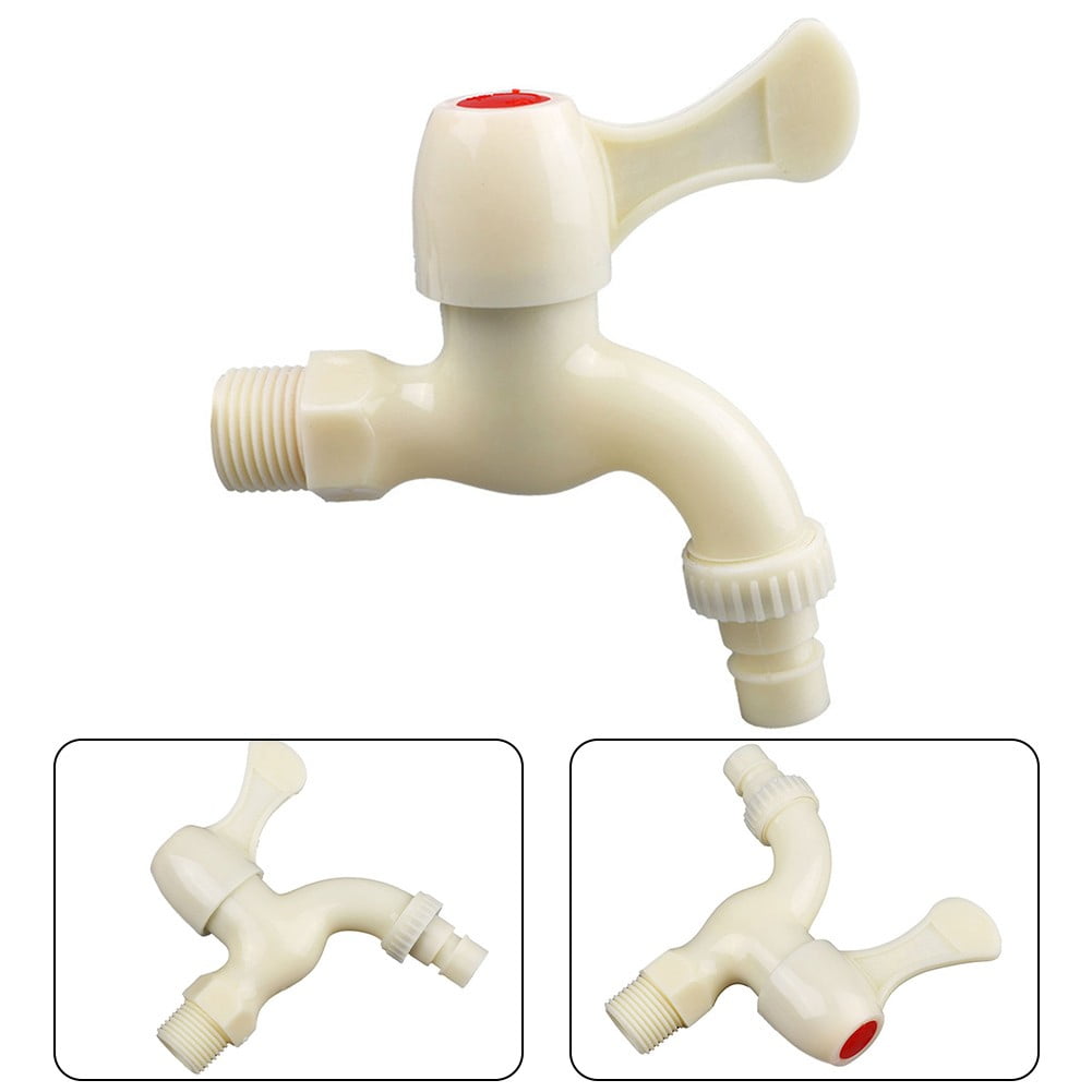 Hmoddpon-Plastic faucet single cold color faucet hot and cold water ...