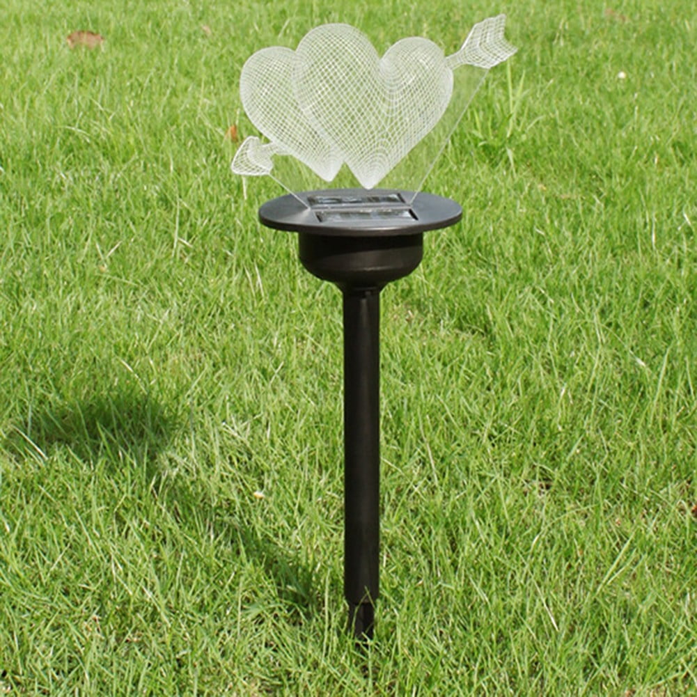Hmoddpon-Solar Lawn Light Ground Garden Path Landscape Yard Lamp ...