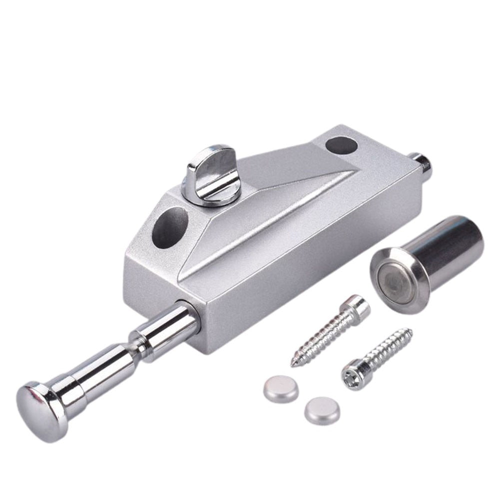 Hmoddpon-Wooden Door Floor Lock Spring Bolt Lock Door Bolt Lock Floor ...