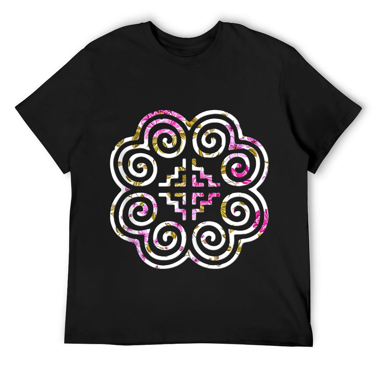 Hmong Floral Logo Design Culture Heritage Indigenous T-Shirt - Walmart.com