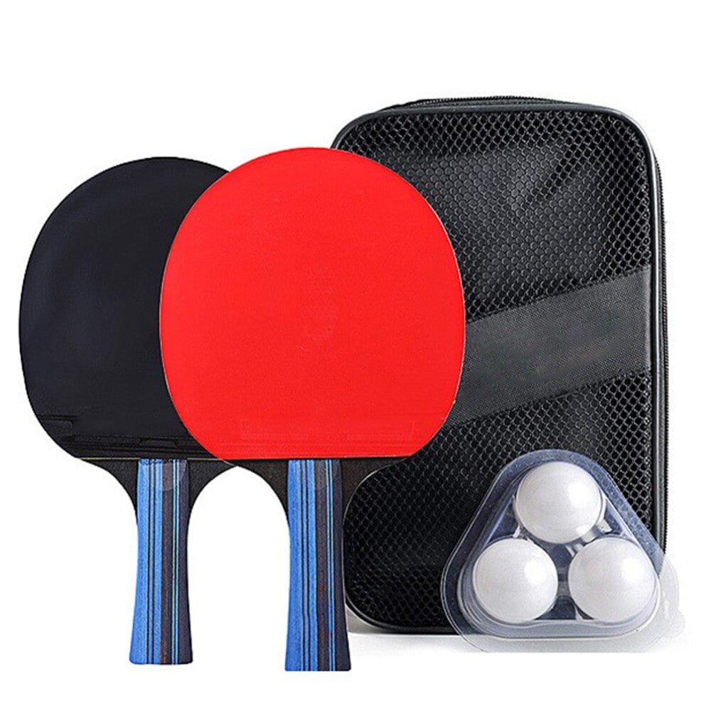 Hmount Deeroll 1Pair Table Tennis Racket Set Long Handle Professional ...