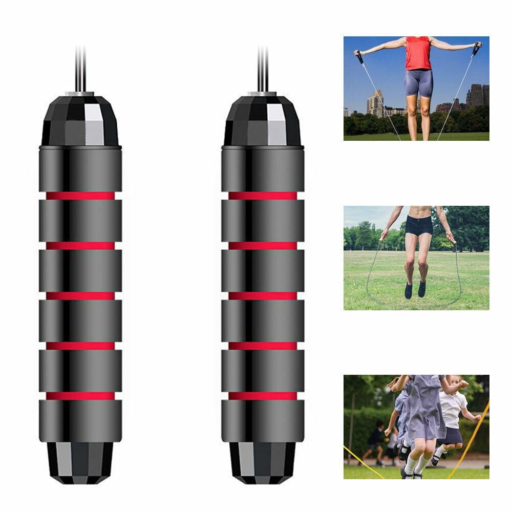 Hmount Deeroll Tangle-Free with Ball Bearings Rapid Speed Jump Rope ...