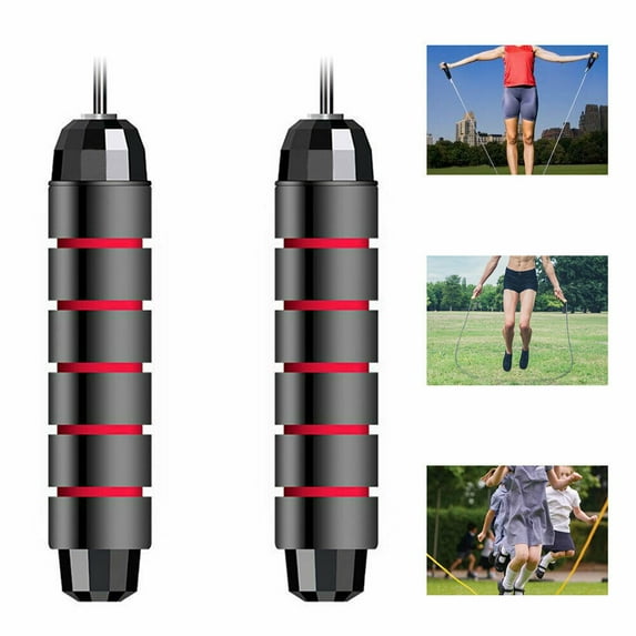 Hmount Deeroll Tangle-Free with Ball Bearings Rapid Speed Jump Rope ...