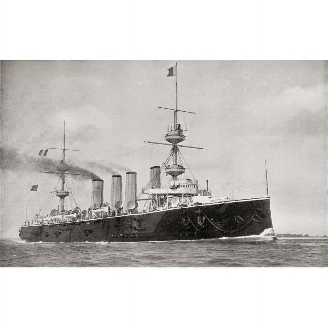 Hms Powerful. Ship of The Powerful-Class of Armoured Cruisers In The ...
