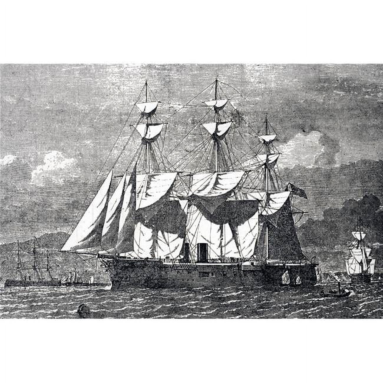 Hms Sultan At the Queens Jubilee Naval Review In 1887 From Illustrated ...