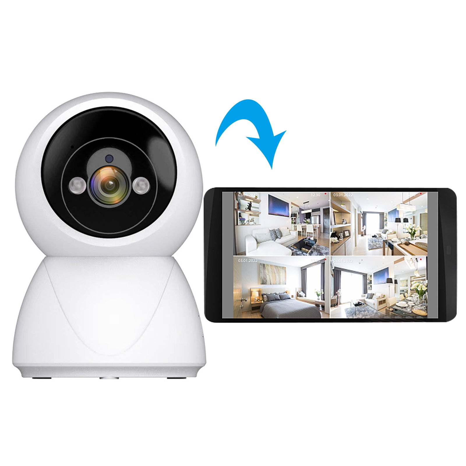 Hmsavn 5G Camera WiFi 1080P HD Infrared Night Vision Baby Monitor ...