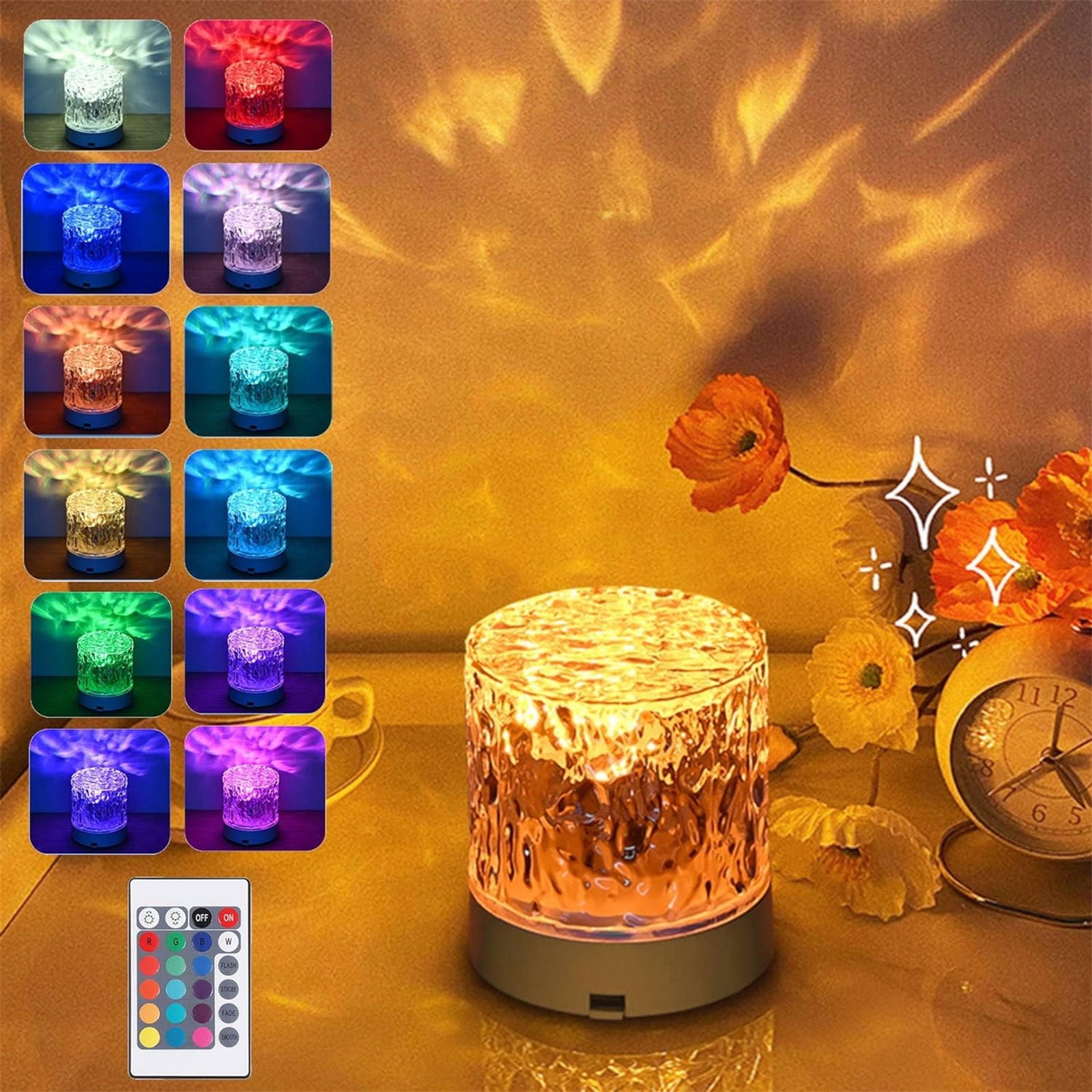 Hmsavn Ambient Light Ambient Night Light Gift Bedroom Bedside Lamp ...
