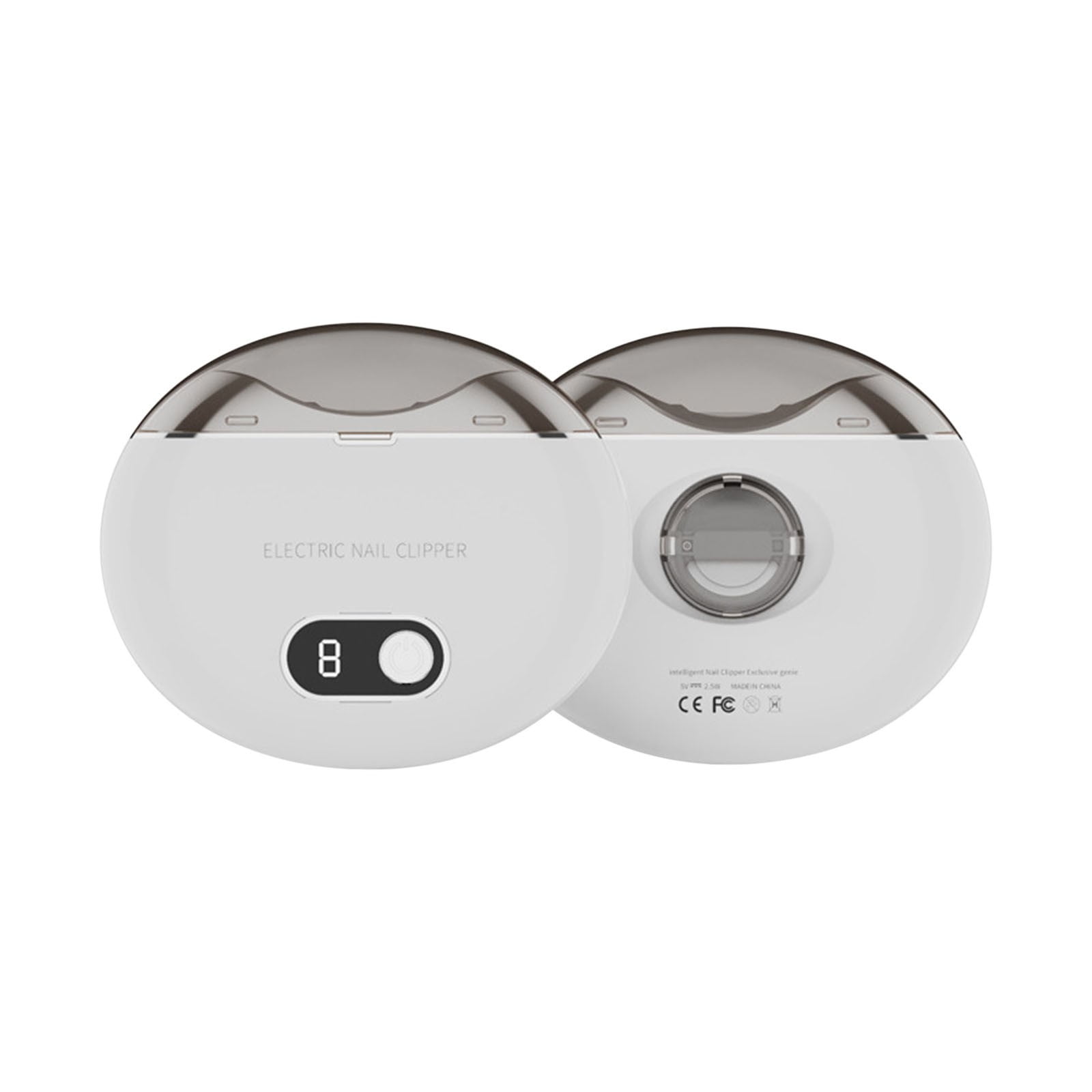 Hmsavn Automatic Nail Clipper And File With Ultraviol Lamp And 3-Speed ...